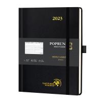 China Hardcover Weekly Planner 2023 2024 A4 100gsm Paper Monthly Agenda January to December for sale