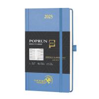 China Custom 2023 Weekly Planner Hard Cover A5 Student Agenda 100gsm Paper for sale