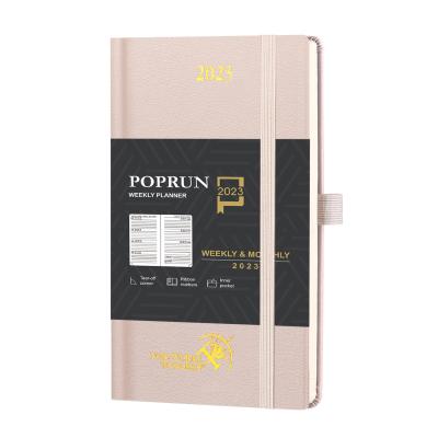 China FSC Certified Pink Student Weekly Planner 2023 Hard Cover 4.25x6.75 Inch for sale
