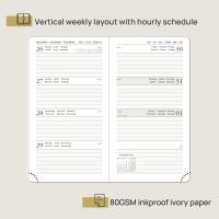China Customization Student Weekly Planner 2023 Hard Cover 4.25X6.75In for sale