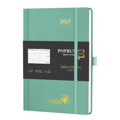 China Custom Student Weekly Planner 22x16.5cm 80GSM Ivory Paper Hardback for sale