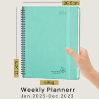 China Eco Friendly Custom Academic Planner 2023 Large 8.5x10.5in Weekly Monthly for sale