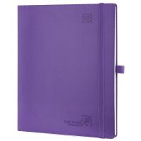China Softcover Large Academic Planner 100GSM Ivory Paper FSC Certified 8.5x10.5 Inches for sale