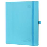 China Custom 17 Month Large Academic Planner Aug 2023 to Dec 2024 10.5x8.5 Inch Leather Cover for sale