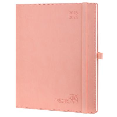 China 17 Month Weekly Planner Aug 2023 to Dec 2024 Large 8.5x10.5 Hardcover Customizable for sale