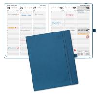 China POPRUN Large Academic Planner Night Sky Blue Vertical Layout Writing Space for sale