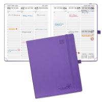China Softcover Large Academic Planner 100GSM Ivory Paper FSC Certified 8.5x10.5 Inches for sale