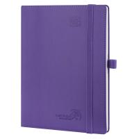 China Custom Weekly Planner 2024 Medium 6.5x8.5 Inches Purple Soft Cover Academic Agenda for sale