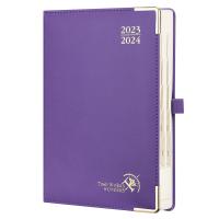China Custom Academic Planner 2024 A5 Hardcover 150 Pages FSC Certified Ivory Paper for sale