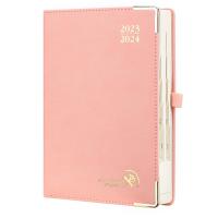 China Custom PU Leather Academic Planner A5 Size 150 Pages 2024 Daily Agenda for sale