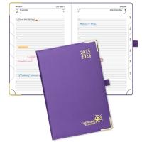 China Custom Academic Planner 2024 A5 Hardcover 150 Pages FSC Certified Ivory Paper for sale
