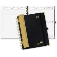 China A4 100GSM Paper 12 Month Weekly Planner 2023 Black Spiral Hardback for sale