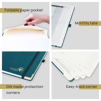 China A4 Size Custom Academic Planner With Hourly Schedule Monthly Tabs for sale