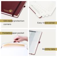 China Academic Weekly Planner Medium A5 100GSM Ivory Paper Student Planner 2023-2024 for sale