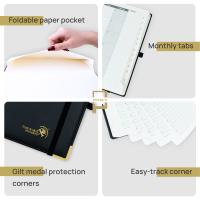 China Weekly Planner 2023 2023 Black 6.5 x 8.5 Inch Vertical Hourly Schedule Monthly Plans for sale