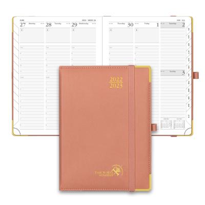 China 2023-2023 Academic Planner Pink Vertical Page Layout With Quick Serach Functions for sale