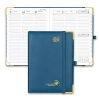 China Weekly Planner 22-23 Night Blue ECO PU leather for sale
