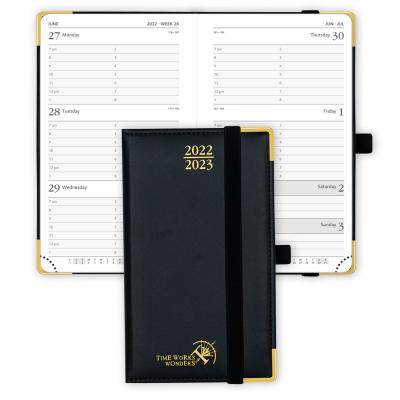 China 6.75x4.25 Inch Small Academic Planner with Hourly Schedule Monthly Tabs for sale