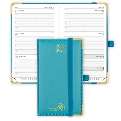 China Donau Blue Vertical Layout Weekly Planner Jul. 2023 To Jun. 2023 for sale