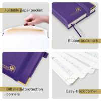 China FSC Purple Mini Academic Planner 2023 4.25x6.75 Inch Monthly Weekly Plans for sale