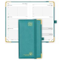 China Custom Turquoise Small Academic Planner July 2023 to June 2023 80 GSM FSC Paper for sale