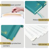 China Custom Turquoise Small Academic Planner July 2023 to June 2023 80 GSM FSC Paper for sale
