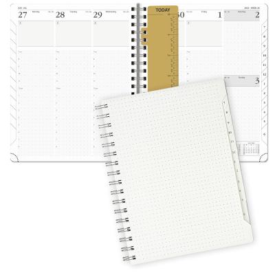 China Weekly Planner 2023-2023 PVC Transparent Cover Customization Available for sale