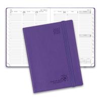 China 8.5x6.5 Inch Weekly Planner Jul 2023 Jun 2024 Purple Customizable FSC Paper for sale