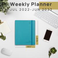 China 2023-2024 Weekly Planner 2 Pages Per Week Donau Blue 100GSM FSC Paper for sale