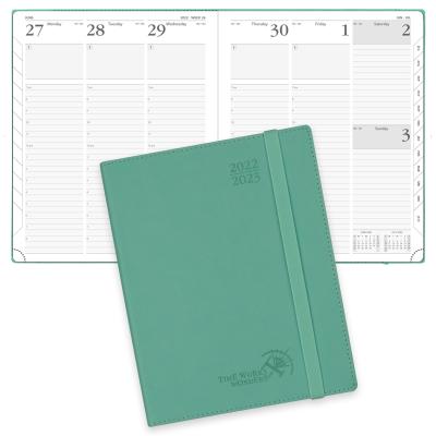 China FSC Certified A4 Weekly Planner 2023 100GSM Ivory Paper Black White Inner Page for sale