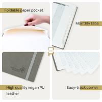 China FSC REACH ISO9001 Softcover Weekly Planner 100GSM Ivory Paper 12 Month for sale