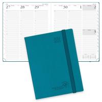 China 10.5x8.5 Inch Classic Weekly Planner 12 Month Monochrome Hourly Schedule Wire Binding for sale