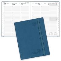 China 100GSM Ivory Paper Large Academic Planner Night Blue Weekly Schedule 10.5x8.5 Inch for sale