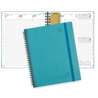 China Wirebound Soft Cover Academic Planner 10.5x8.5 Inch Vertical Weekly Layout 12-Month for sale