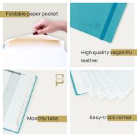 China Wirebound Soft Cover Academic Planner 10.5x8.5 Inch Vertical Weekly Layout 12-Month for sale