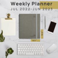 China A4 Softcover Spiral Academic Planner July 2023 to June 2023 100GSM Ivory Paper for sale