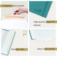 China Donau Blue Large Weekly Planner 2023-2024 Hourly Schedule 100GSM Paper for sale