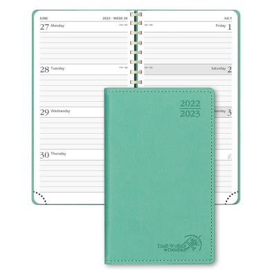 China Custom 8.5x11 14 Month Academic Planner 2023 80GSM Ink Resistant Paper for sale