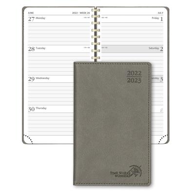 China 3.5x6.5 Inch Pocket Size Daily Planner July 2023 to June 2024 Academic Year Hardcover for sale