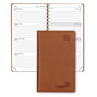 China FSC Pocket Size Monthly Planner 3.5x6.5 Inch July 2023 to June 2024 Black for sale
