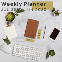 China FSC Pocket Size Monthly Planner 3.5x6.5 Inch July 2023 to June 2024 Black for sale