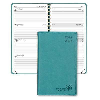 China Custom Pocket Size Academic Planner 2023 80GSM Ivory Paper 3.5x6.5 Inches for sale