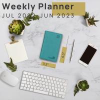 China Custom Pocket Size Academic Planner 2023 80GSM Ivory Paper 3.5x6.5 Inches for sale