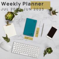 China 3.5x6.5 Inch Pocket Calendar Planner PU Cover Eco Friendly Paper 80GSM for sale
