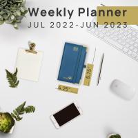 China 4.25x6.75 inch Mini Planner 2023 Time Management Agenda 80 GSM Ivory Paper for sale