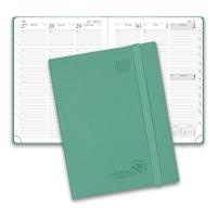 China OEM Green Medium Academic Planner With Monthly And Weekly Schedule for sale