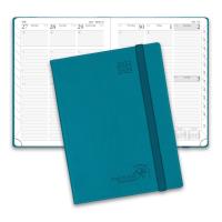 China Custom Planner Medium Pacific Green Monthly and Weekly Planner With Hourly Schedule for sale