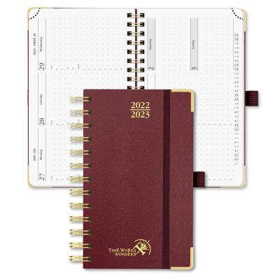 China Hardcover 4.33'' X 6.69'' Weekly Academic Planner Vertical Inner Page for sale