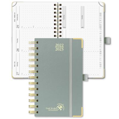 China 100GSM Ivory Paper Weekly Schedule Planner Custom 12 Month Time Span for sale