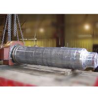 China Forged Large Shaft Machining Carbon Steel Anodized Transmission Spline for sale